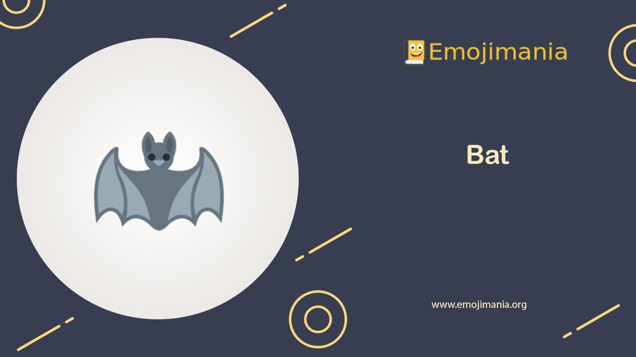 🦇 Meaning | Bat Emoji | Copy and Paste