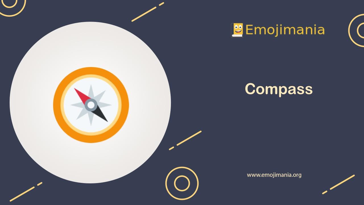 🧭 Meaning | Compass Emoji | Copy and Paste