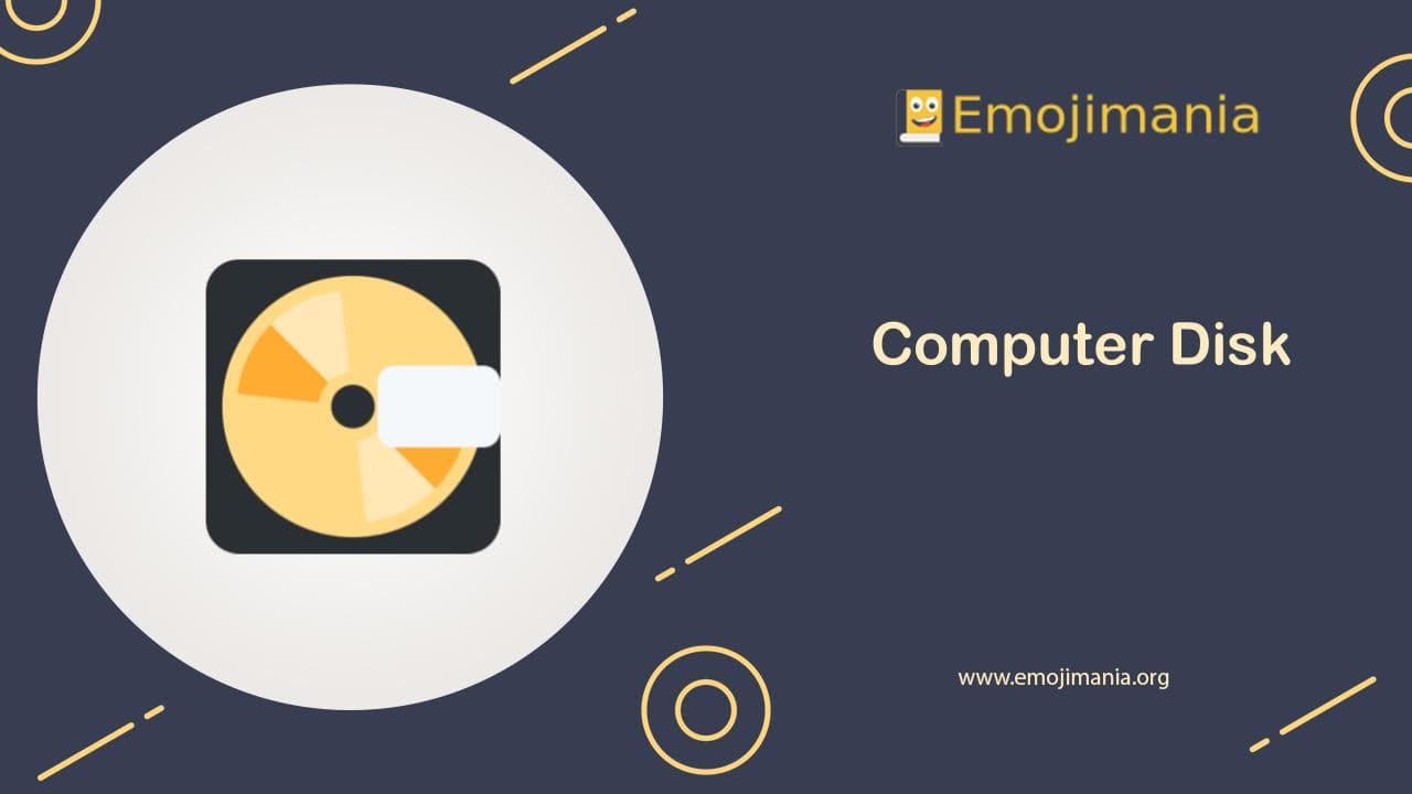 💽 Meaning | Computer Disk Emoji | Copy and Paste