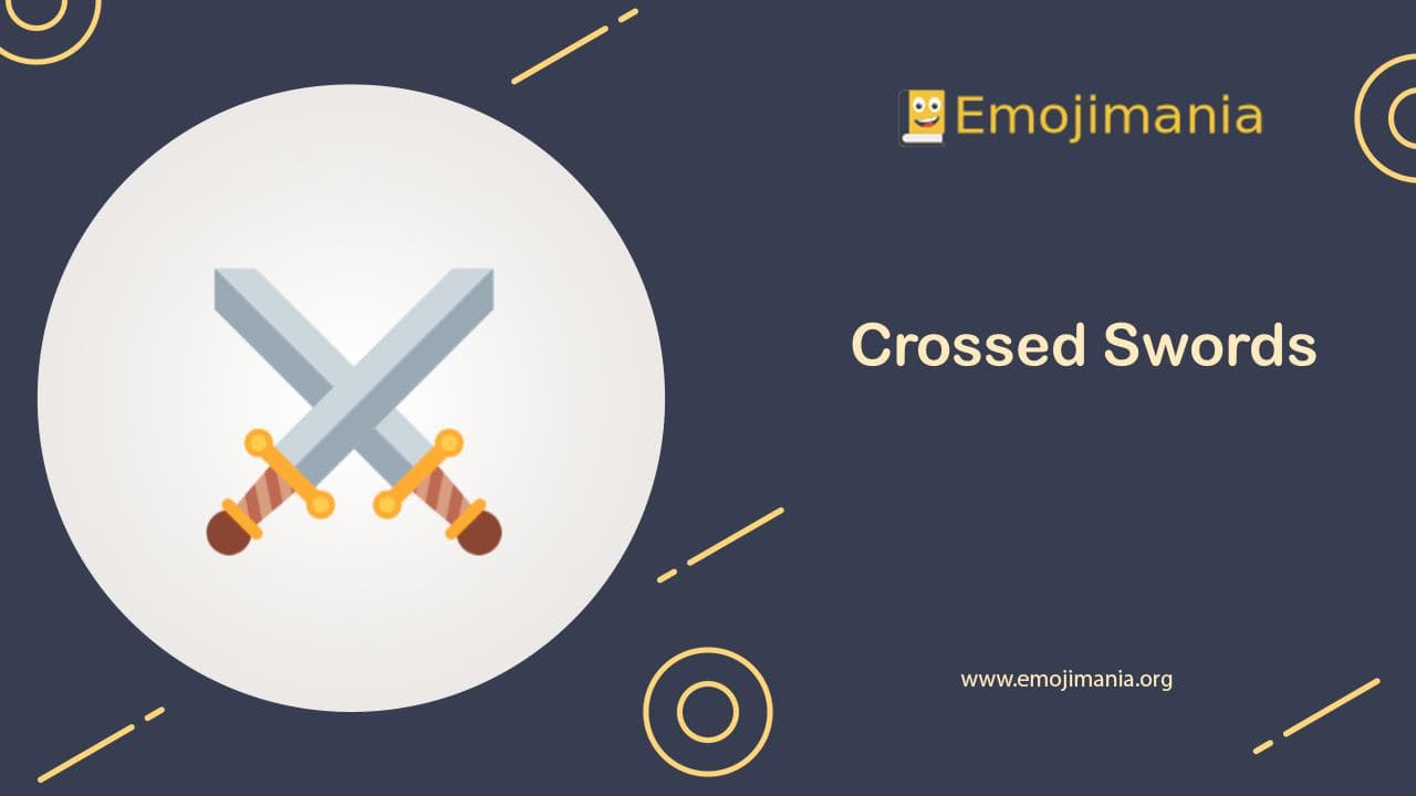 ⚔ Crossed Swords emoji Copy & Paste - Emojimania