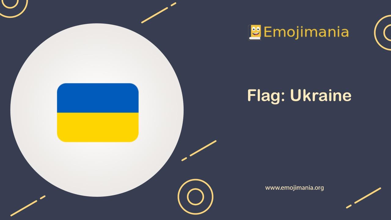 🇺🇦 Meaning | Flag: Ukraine Emoji | Copy and Paste