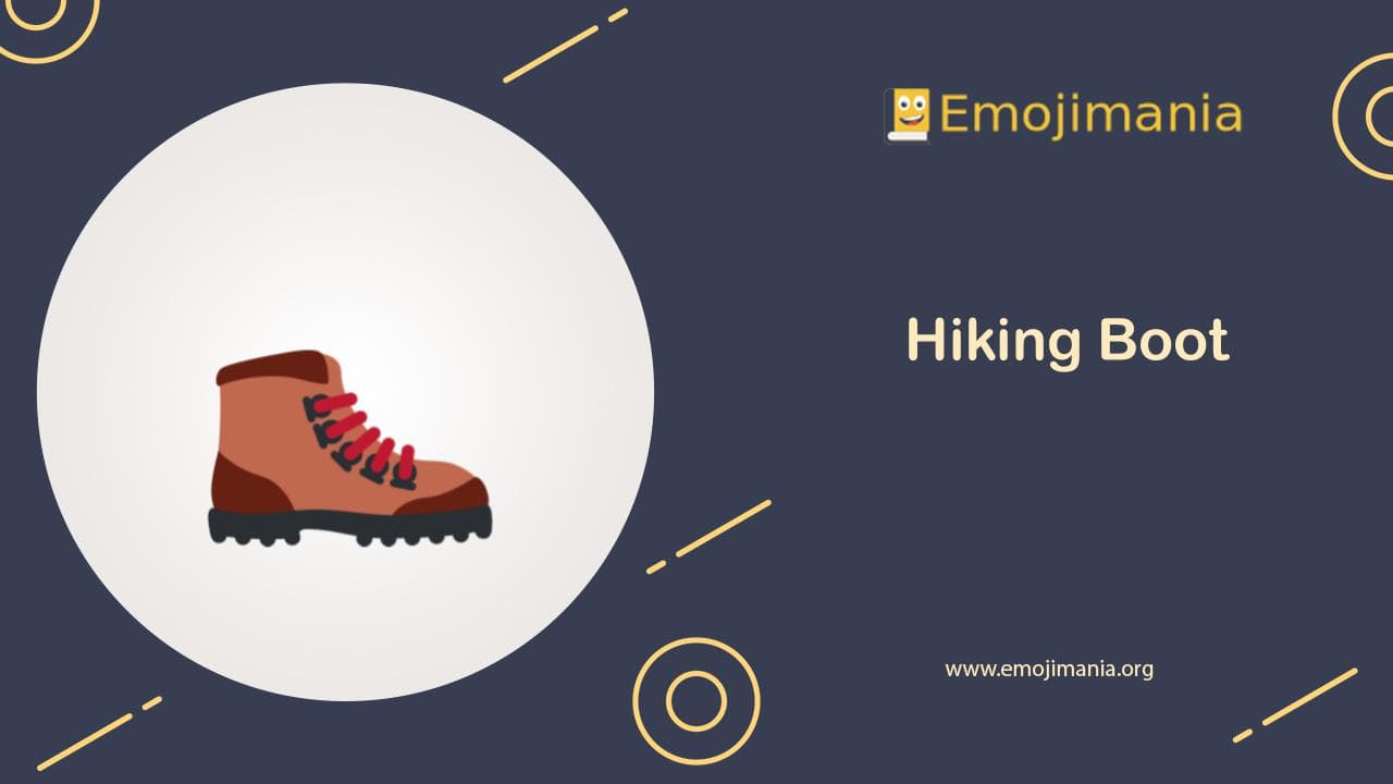 🥾 Meaning | Hiking Boot Emoji | Copy and Paste