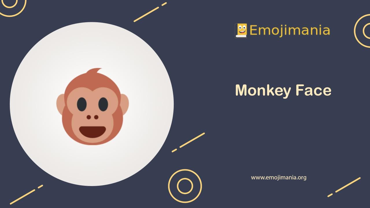 🐵 Meaning | Monkey Face Emoji | Copy and Paste