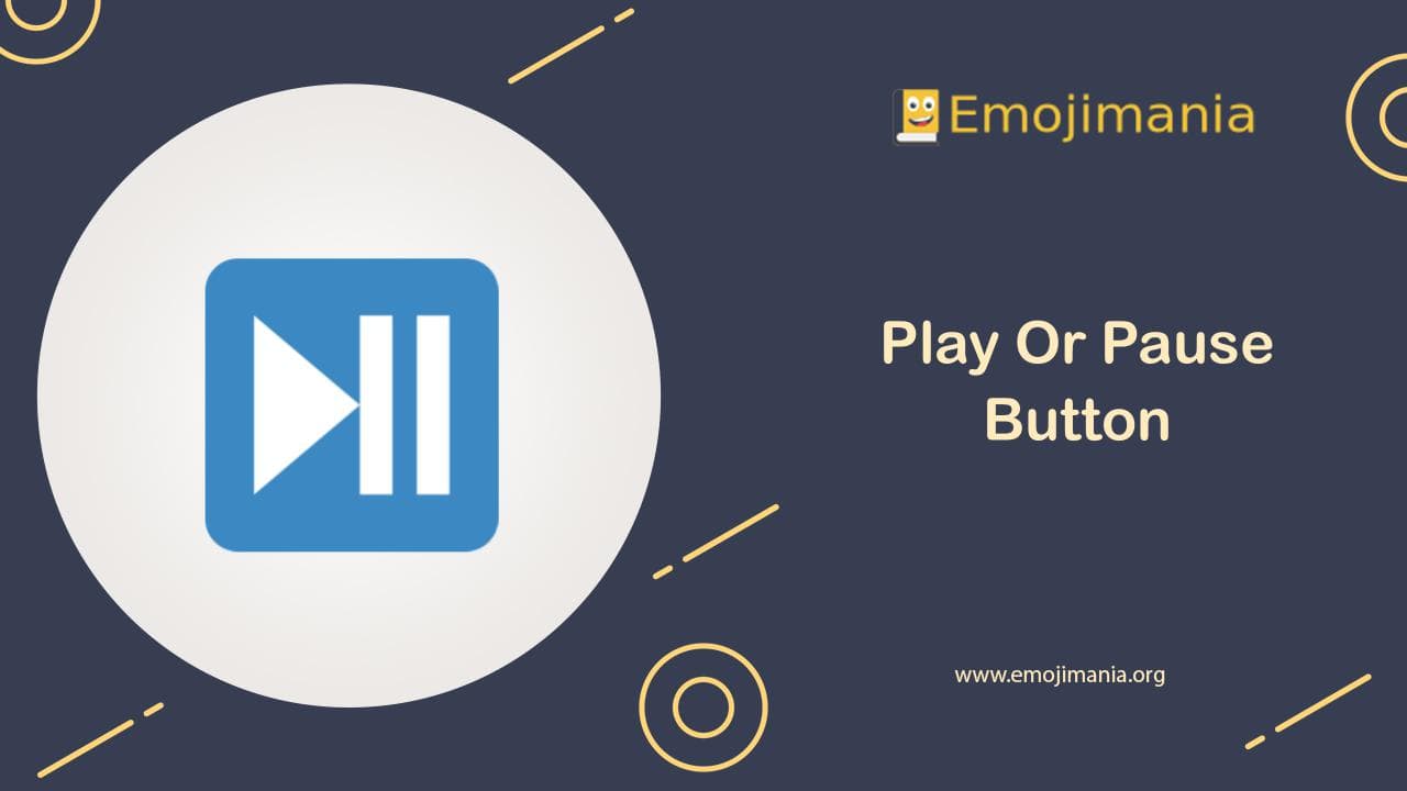 ⏯ Play Or Pause Button emoji Copy & Paste - Emojimania