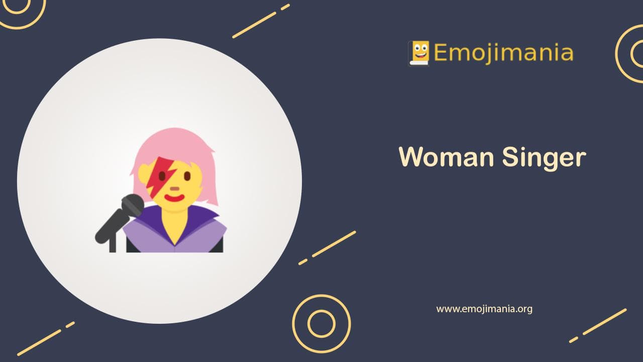 👩‍🎤 Meaning | Woman Singer Emoji | Copy and Paste