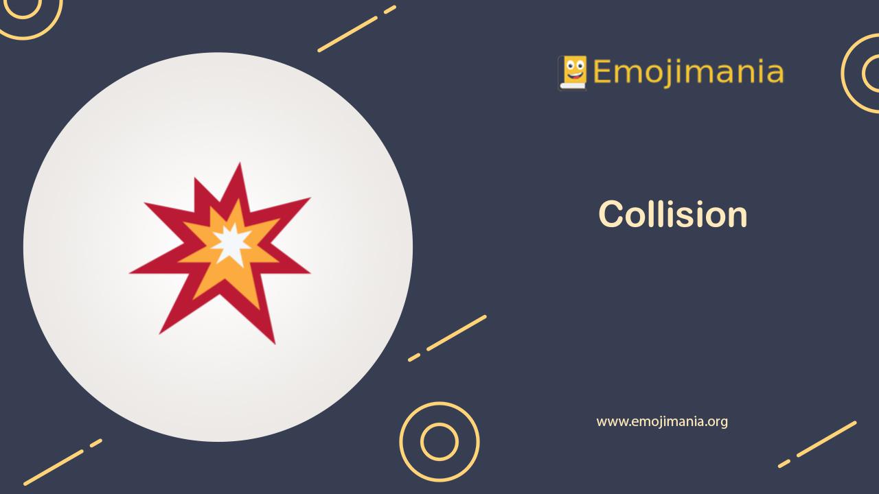 💥 Meaning | Collision Emoji | Copy and Paste