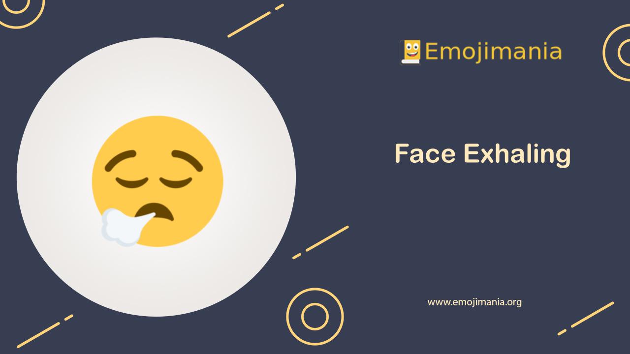 😮‍💨 Face Exhaling Emoji | Copy and Paste