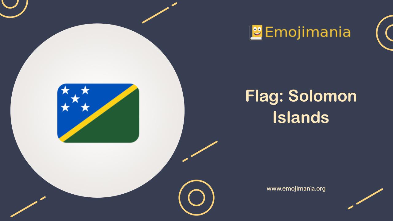 🇸🇧 Meaning | Flag: Solomon Islands Emoji | Copy and Paste
