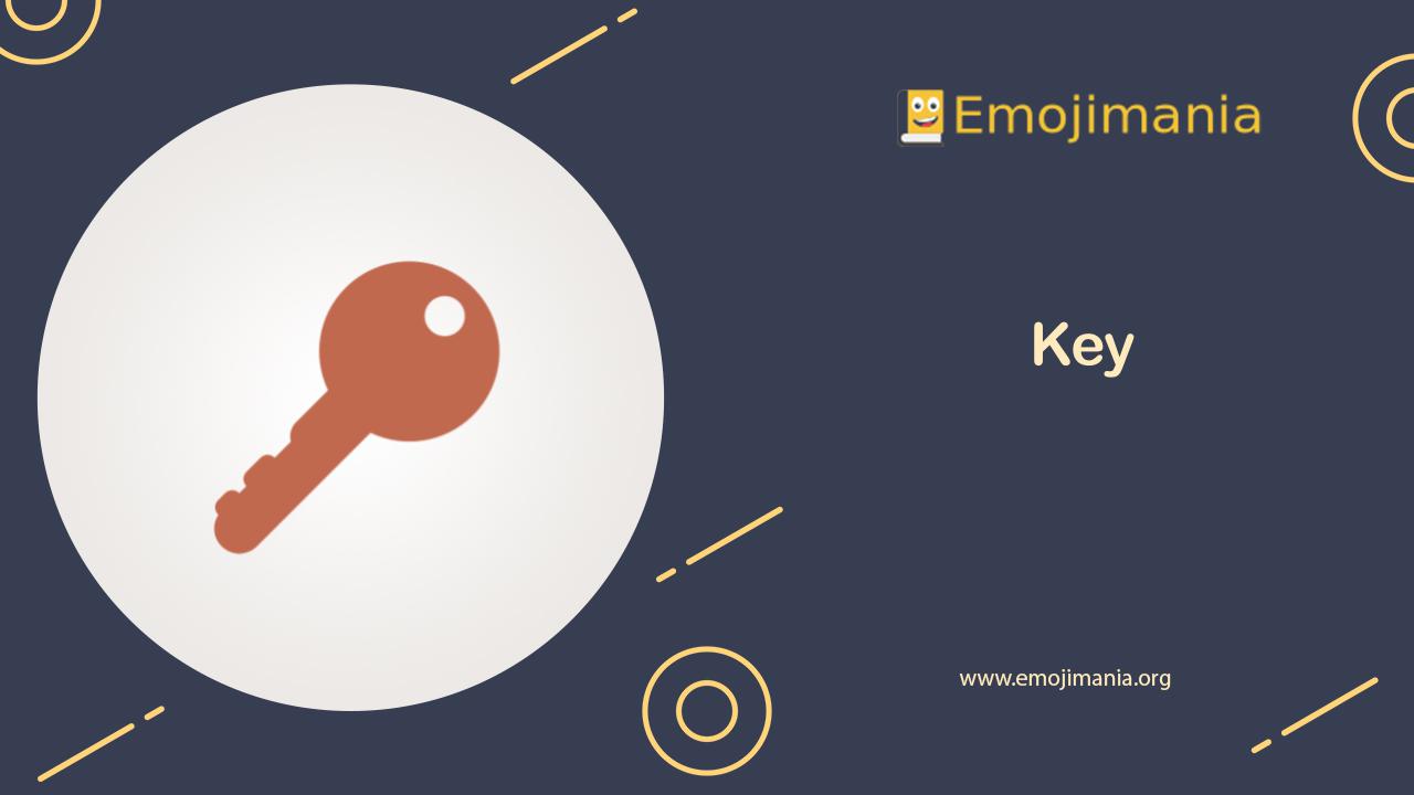 🔑 Meaning | Key Emoji | Copy and Paste