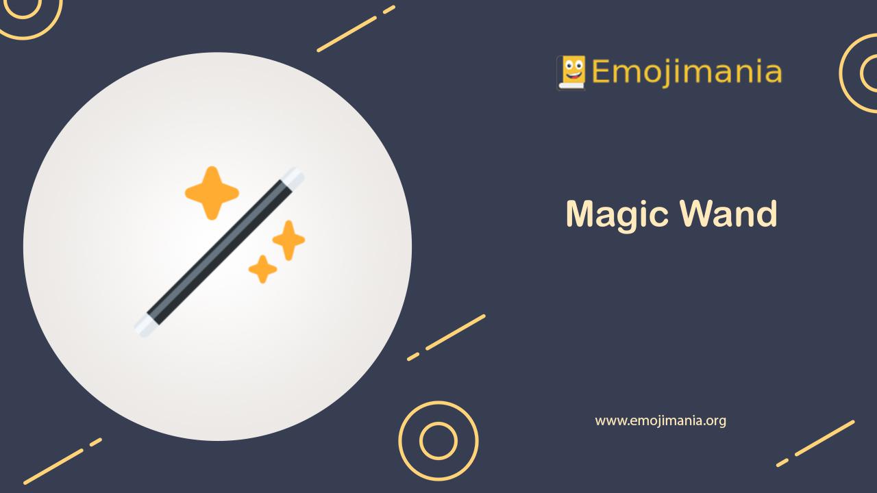 🪄 Meaning | Magic Wand Emoji | Copy and Paste