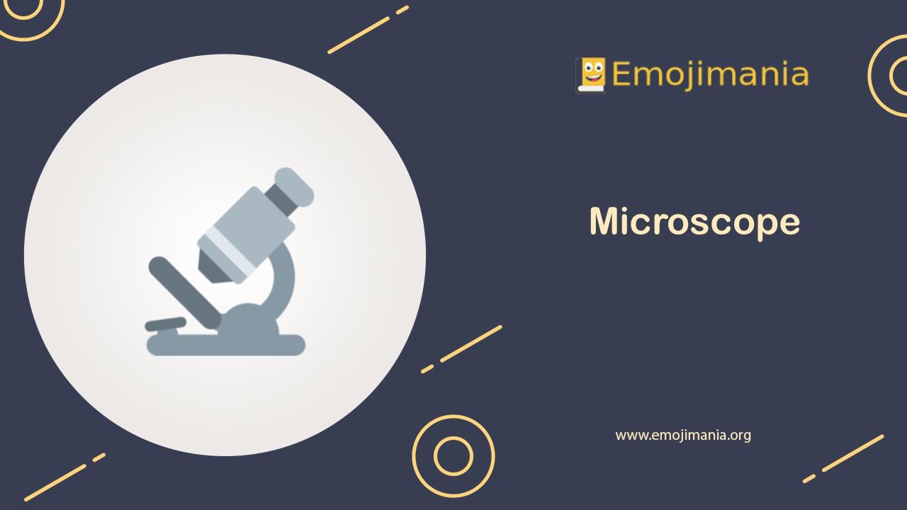 🔬 Meaning | Microscope Emoji | Copy and Paste
