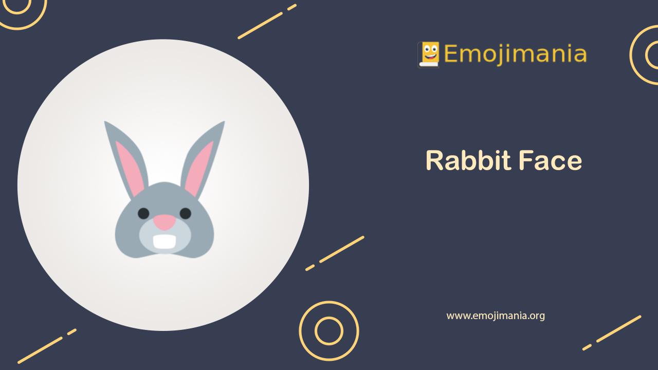 🐰 Meaning | Rabbit Face Emoji | Copy and Paste