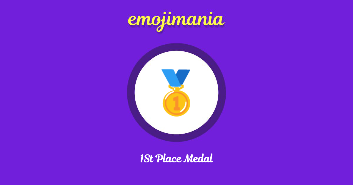 🥇 1St Place Medal emoji Copy & Paste - Emojimania