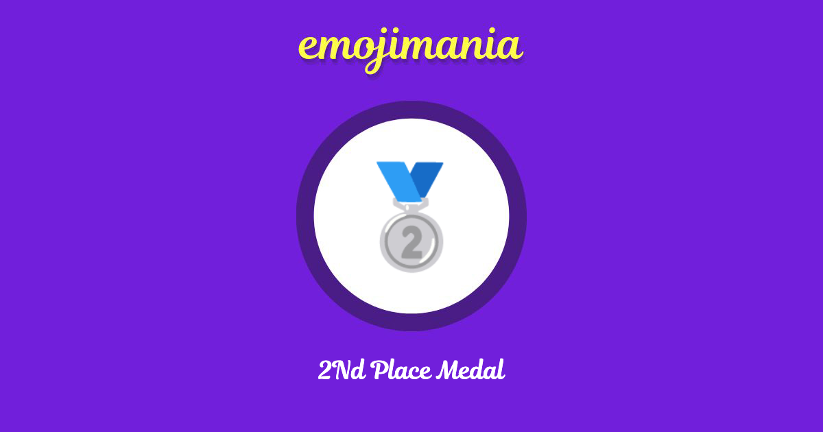 🥈 2Nd Place Medal emoji Copy & Paste - Emojimania