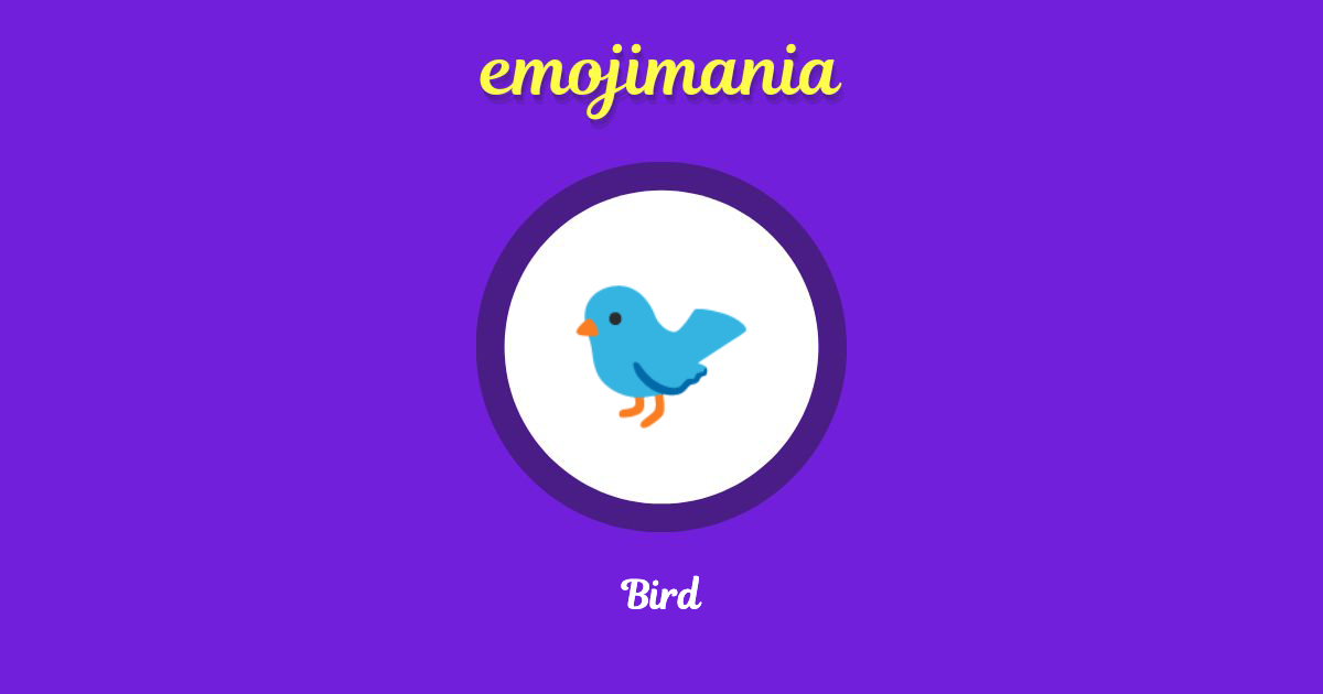 🐦 Bird emoji Copy & Paste - Emojimania