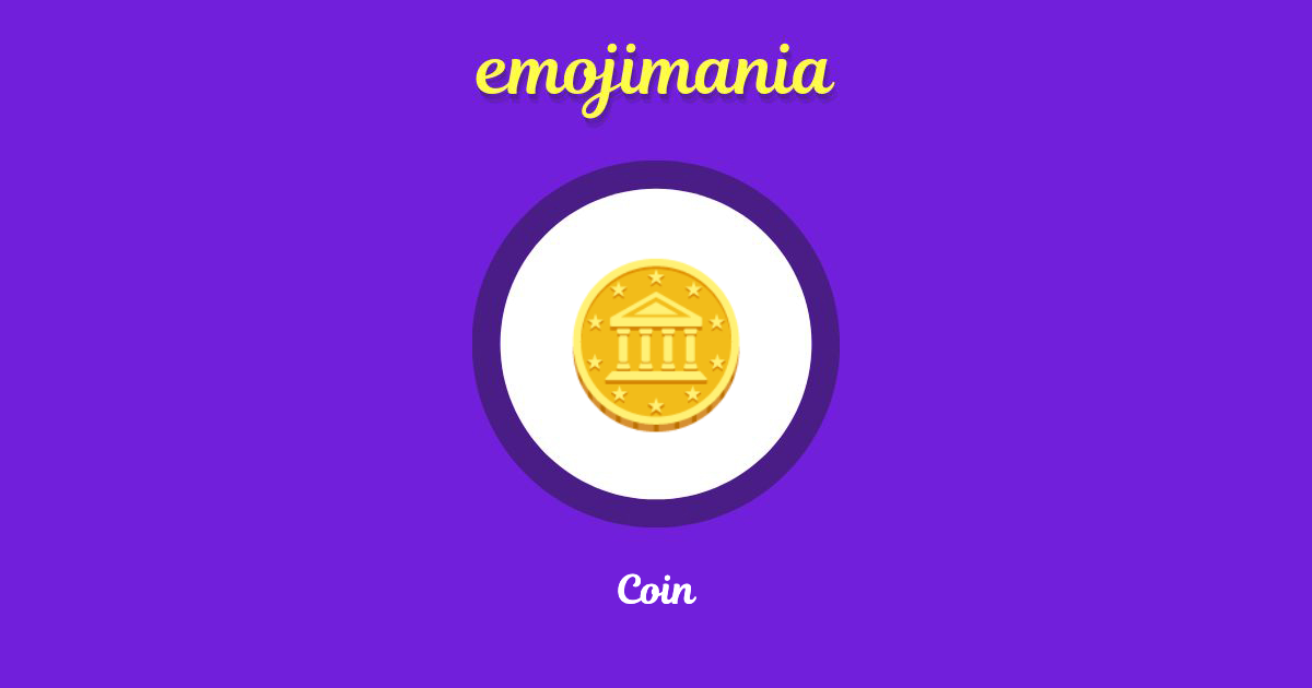 🪙 Coin emoji Copy & Paste - Emojimania