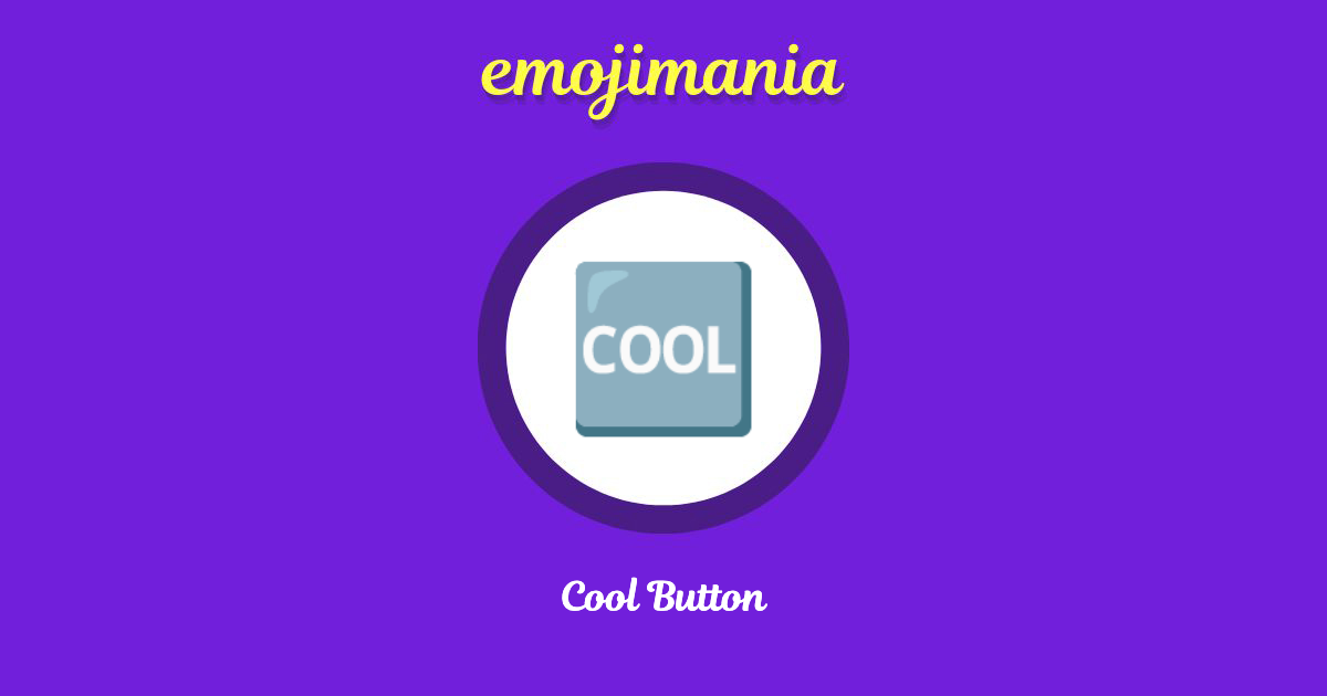 🆒 Cool Button emoji Copy & Paste - Emojimania