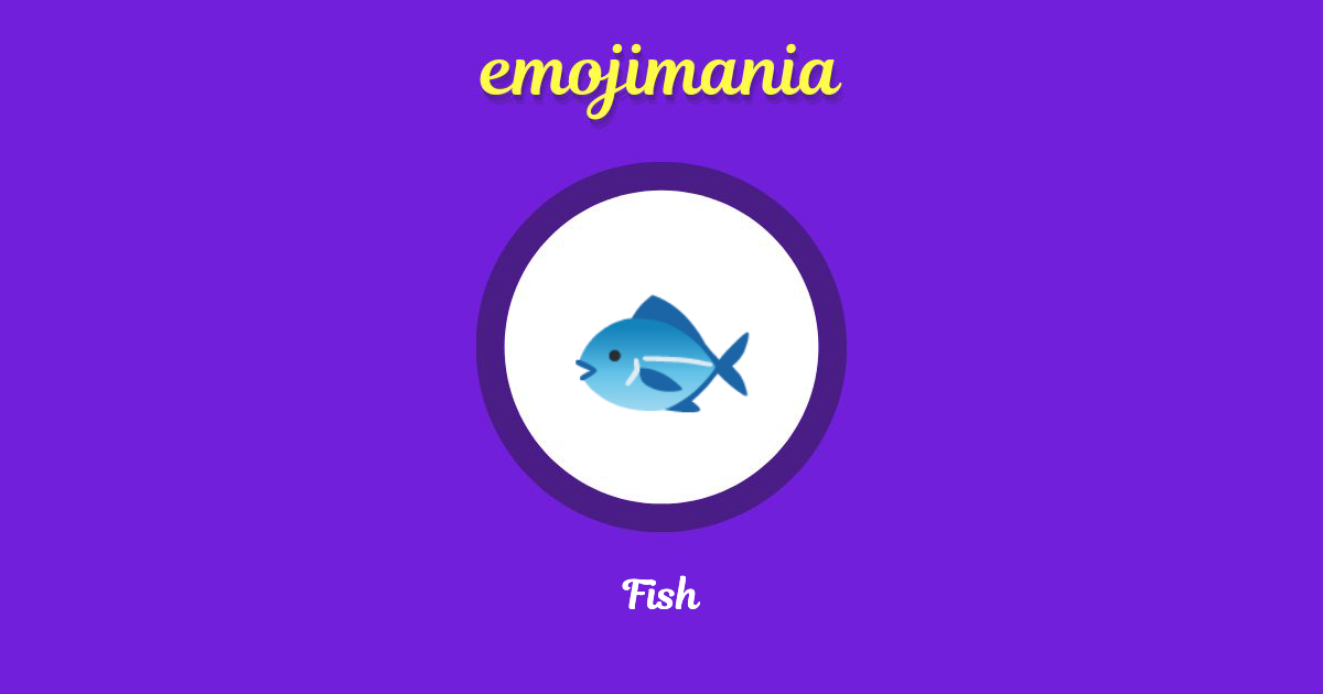 🐟 Fish emoji Copy & Paste - Emojimania