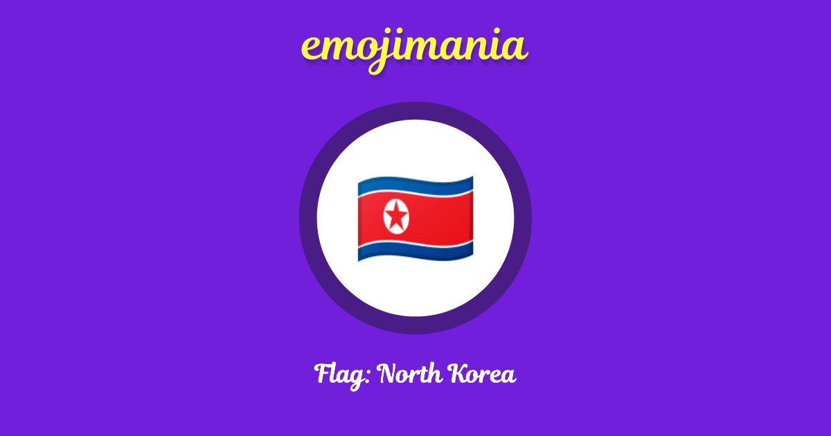 Flag North Korea Emoji Copy Paste Emojimania flag-north-korea-emoji-copy-paste-emojimania