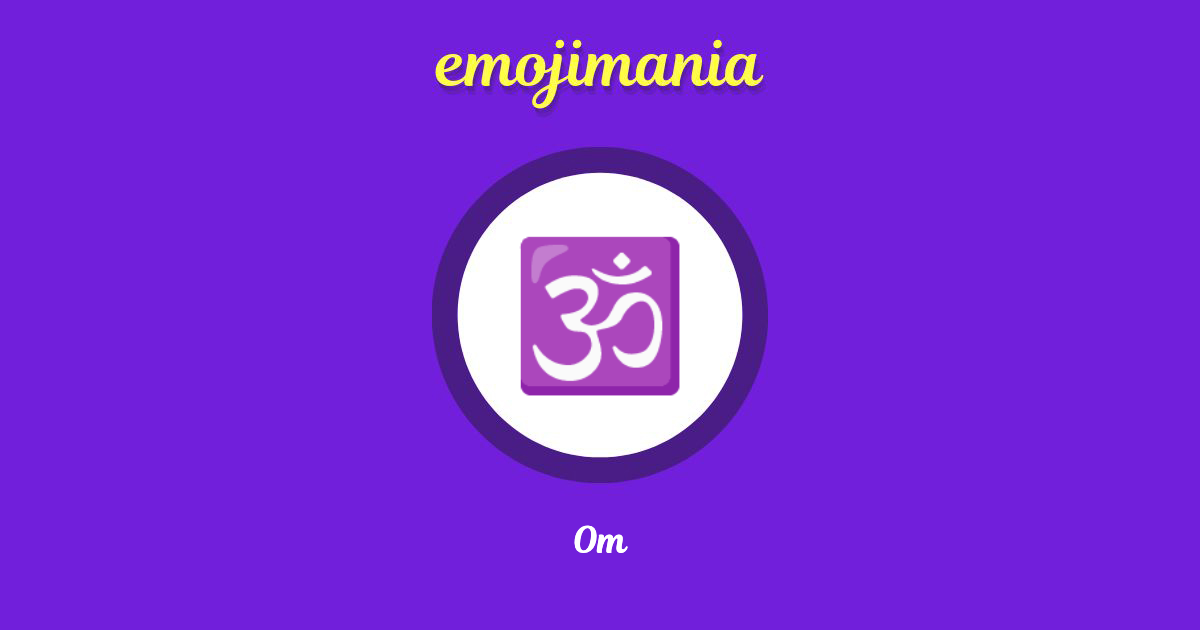 🕉 Om emoji Copy & Paste - Emojimania