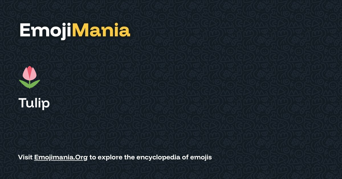 🌷 Tulip Meaning, Combos & Copy paste - EmojiMania