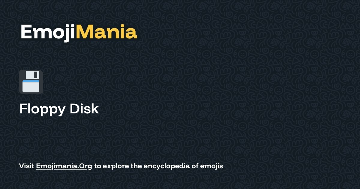 💾 Floppy Disk Meaning, Combos & Copy paste - EmojiMania